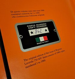 Registro Laverda 750 SFC Italia Book | LaverdaForum